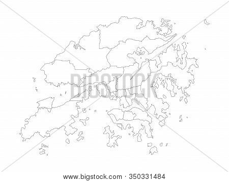Hong Kong Map Vector & Photo (Free Trial) | Bigstock