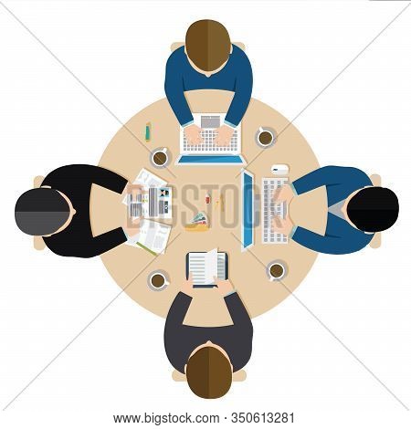 Round Table Discussion Images, Illustrations & Vectors (Free) - Bigstock