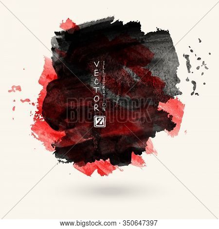 Red Black Ink Paint Vector & Photo (Free Trial) | Bigstock