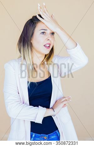 Shocked Forgetful Lady Image & Photo (Free Trial) | Bigstock