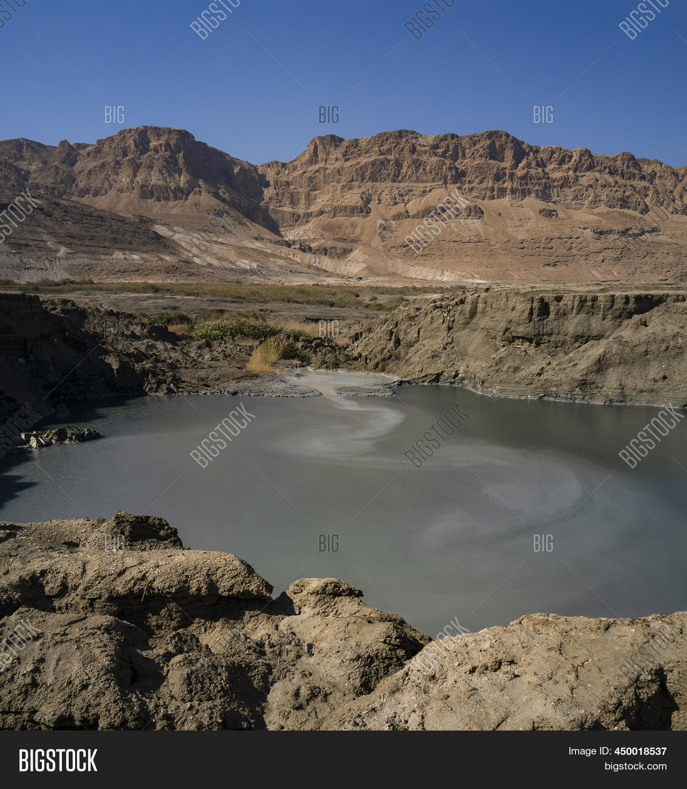 Stream Spilling Into Image & Photo (Free Trial) | Bigstock