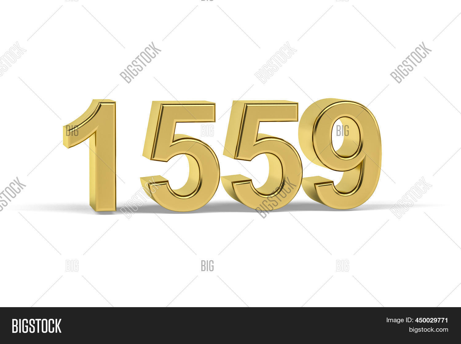 Golden 3d Number 1559 Image & Photo (Free Trial) | Bigstock