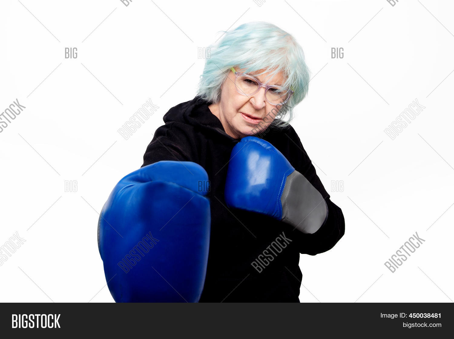 Older Woman Boxing Image & Photo (Free Trial) | Bigstock