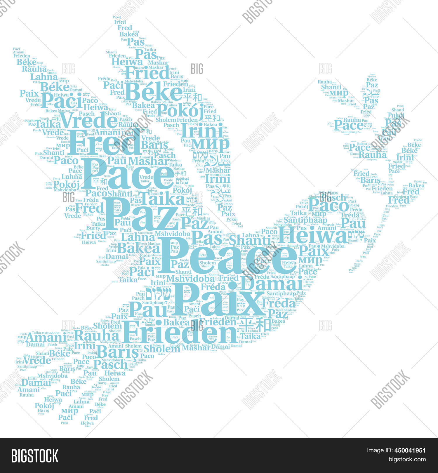Peace Word Cloud Image & Photo (Free Trial) | Bigstock