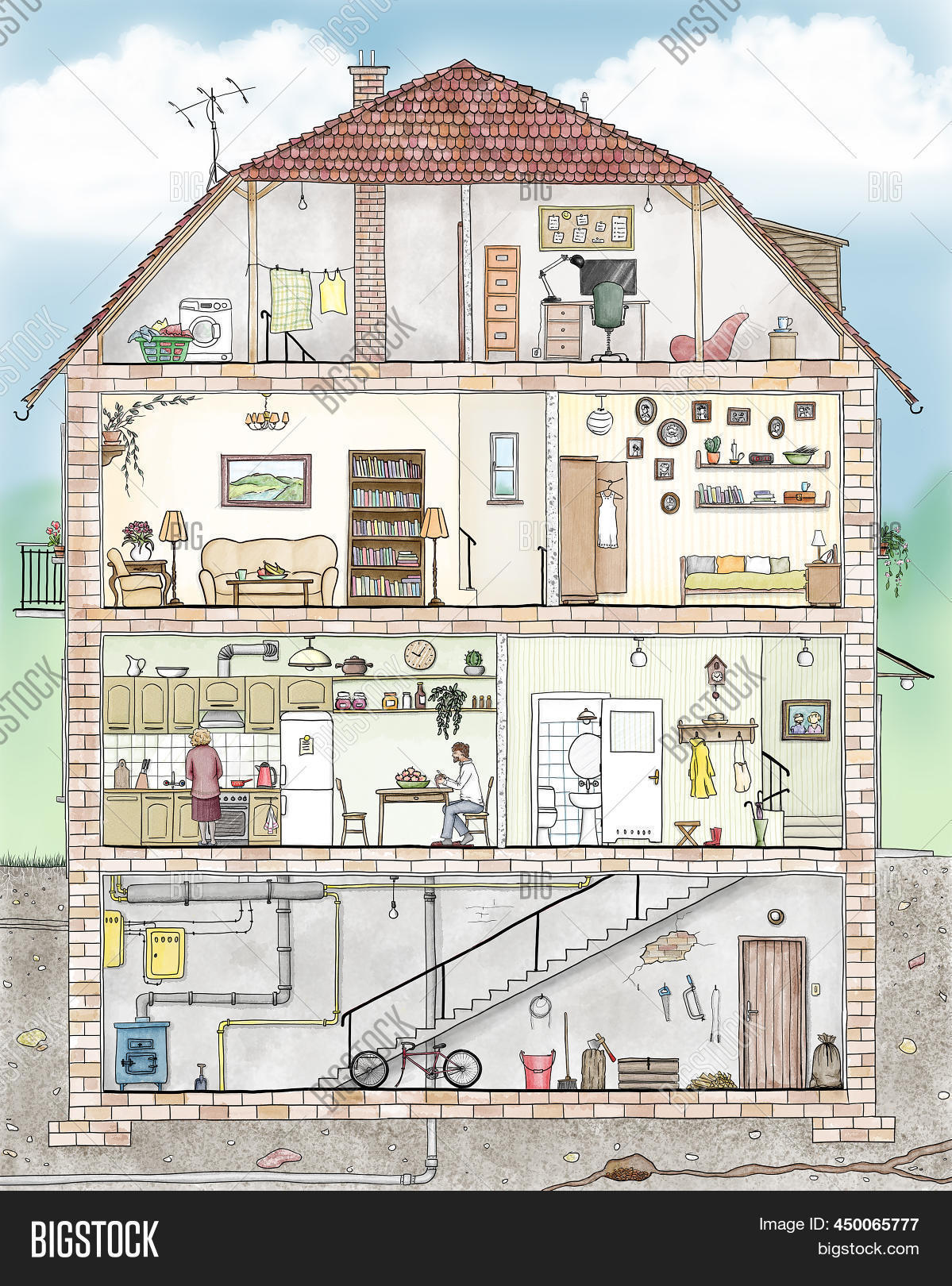 Cross-section Two Image & Photo (Free Trial) | Bigstock