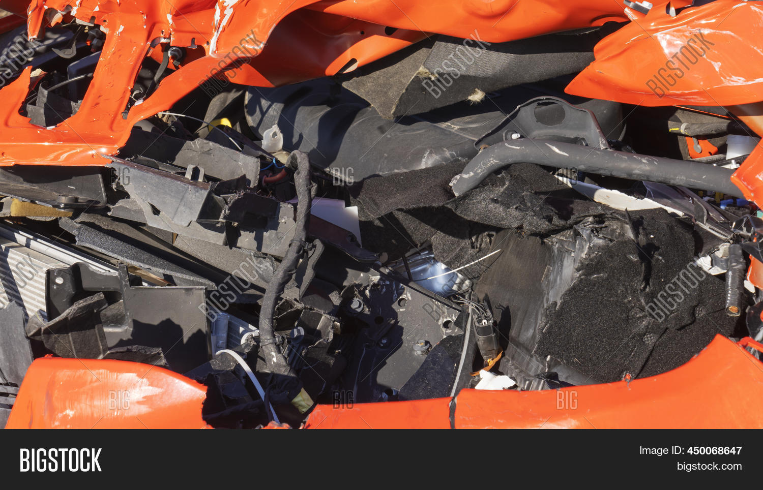 Orange Car Crash Image & Photo (Free Trial) | Bigstock