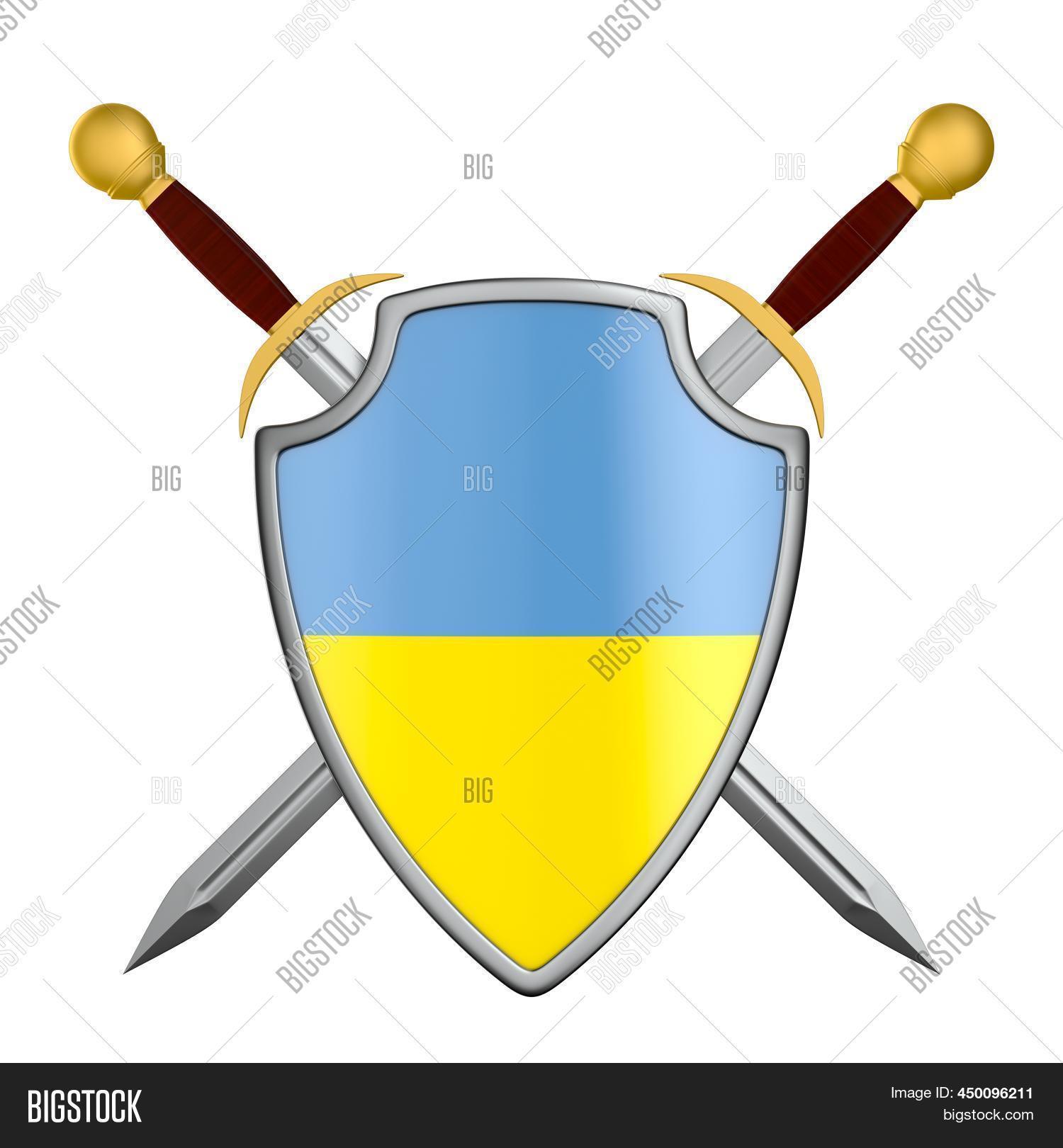 Shield Ukrainian Flag Image & Photo (Free Trial) | Bigstock