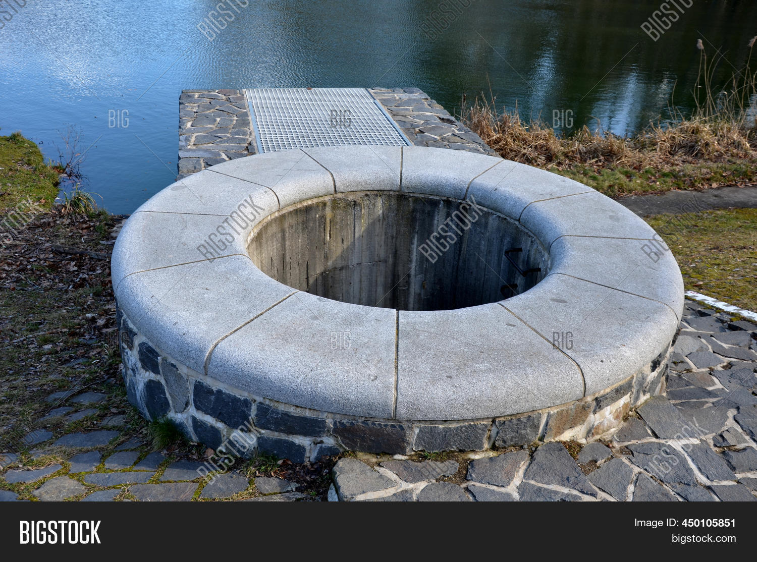 Pond Sluice, Water Image & Photo (Free Trial) | Bigstock