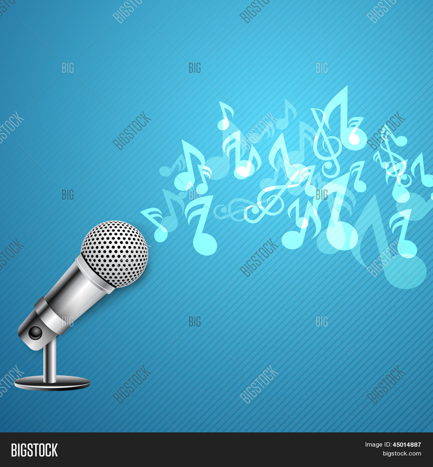 Musical Notes Coming Vector & Photo (Free Trial) | Bigstock