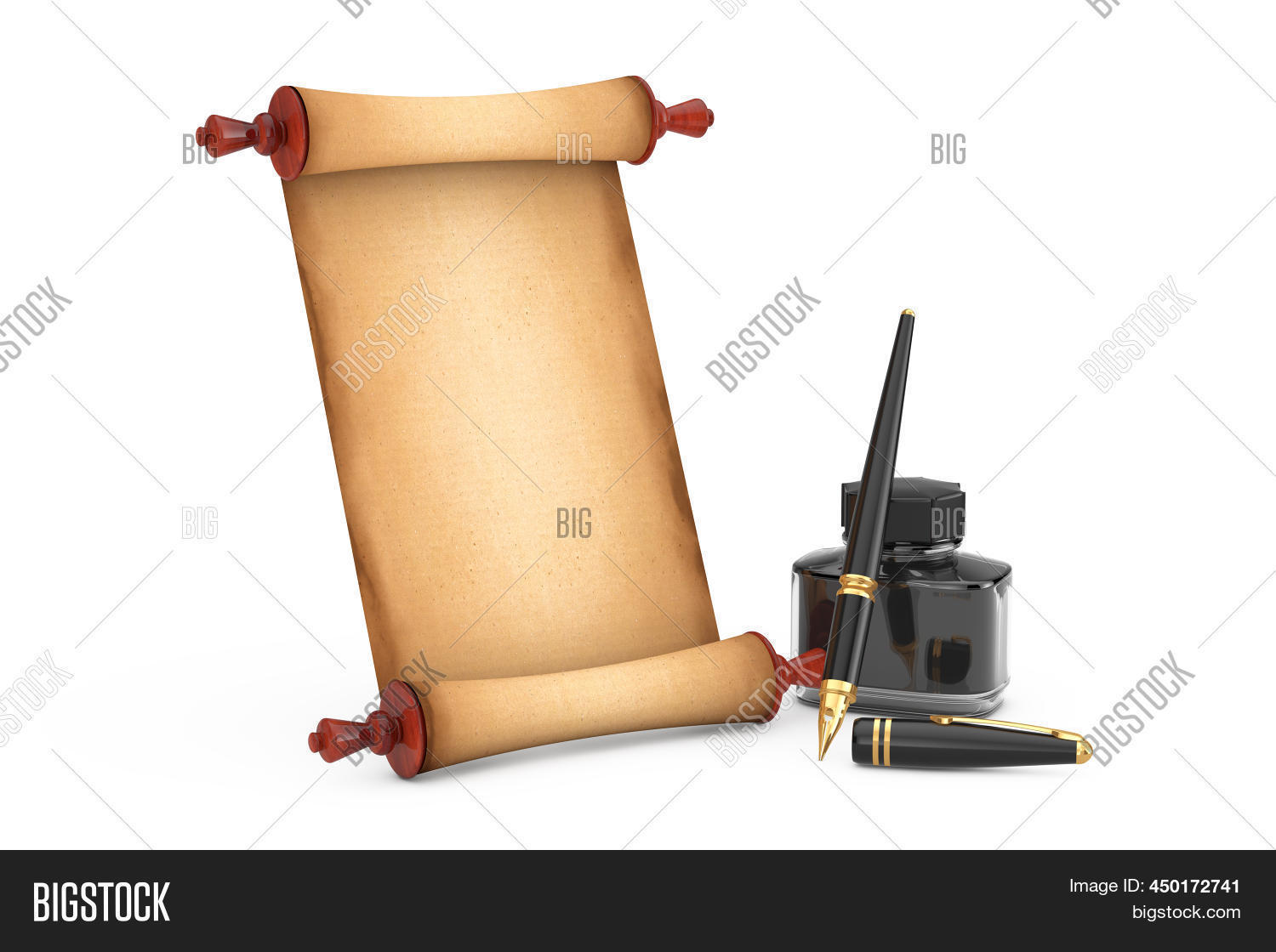 Blank Old Paper Scroll Image & Photo (Free Trial) | Bigstock