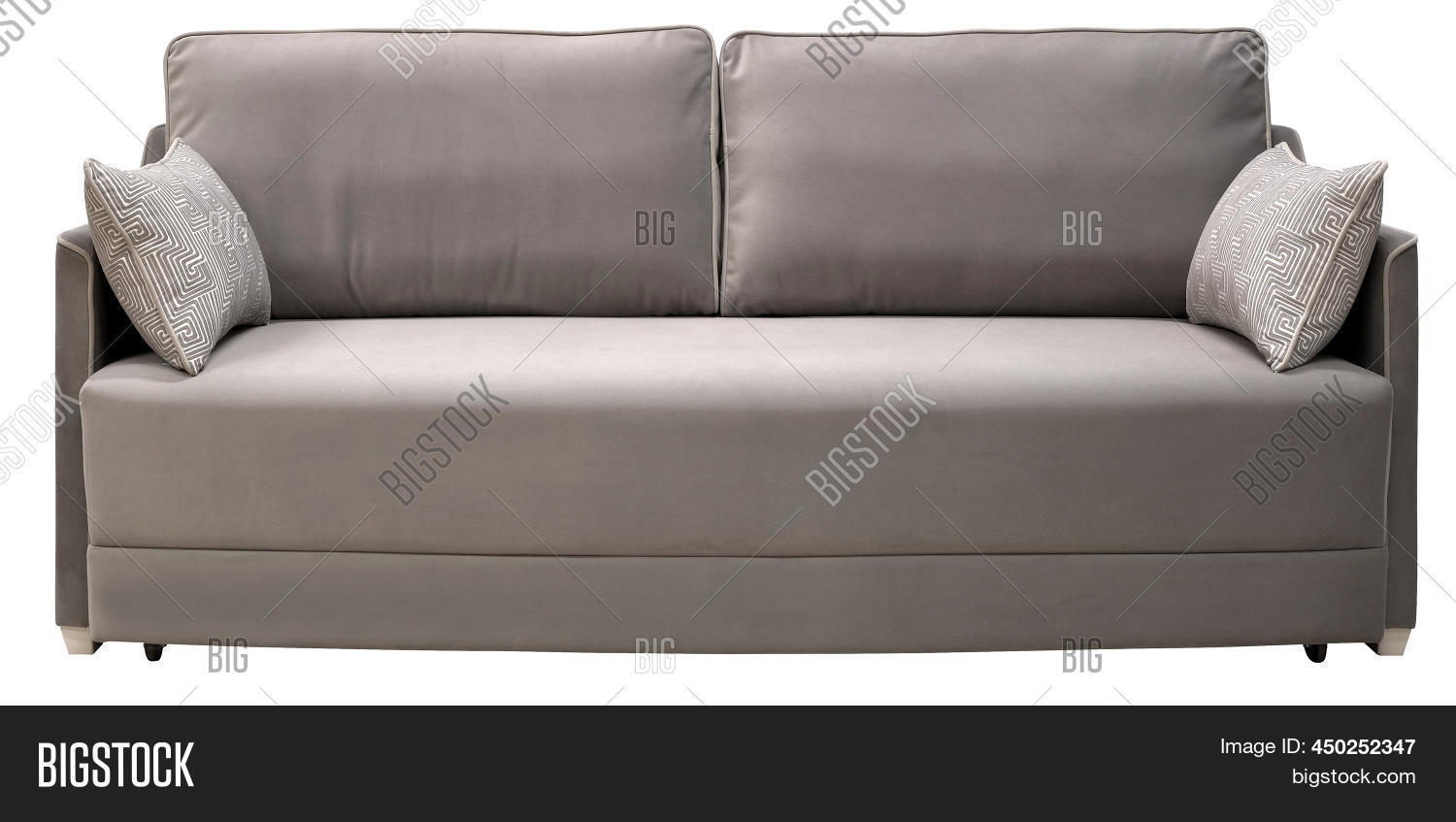 Sofa Isolated On White Image & Photo (Free Trial) | Bigstock