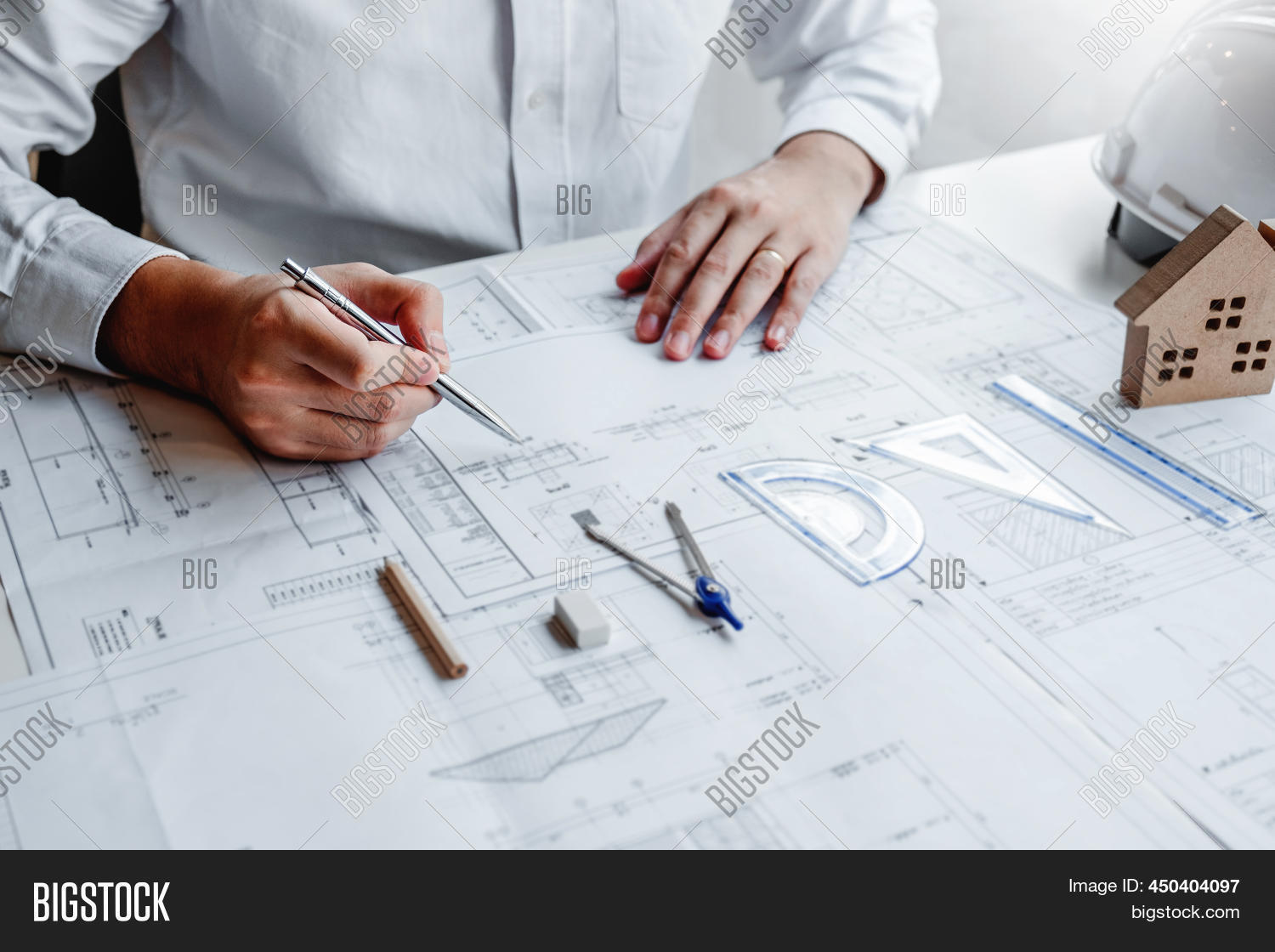 Team Engineer Drawing Image & Photo (Free Trial) | Bigstock
