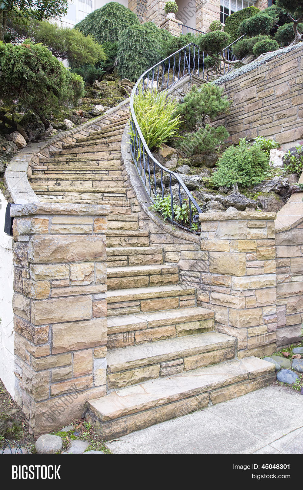 Stone Veneer Facade On Image & Photo (Free Trial) | Bigstock