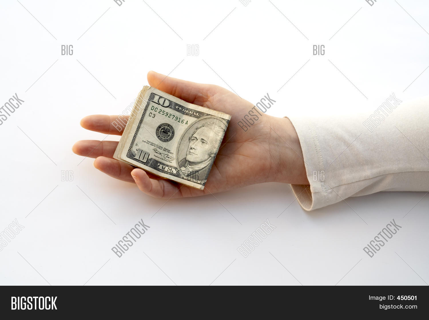 Hand Offering Money Image & Photo (Free Trial) | Bigstock