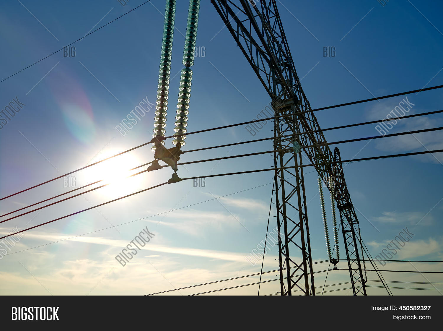 Electric Power Lines Image & Photo (Free Trial) | Bigstock
