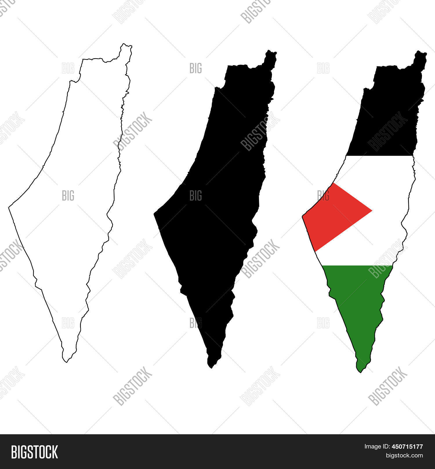 Map Palestine Country Image & Photo (Free Trial) | Bigstock