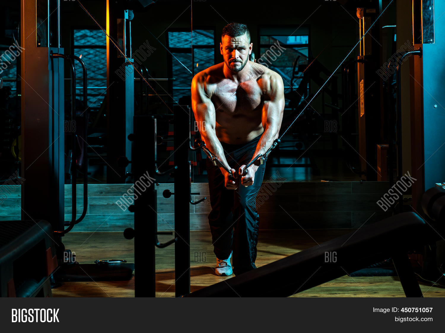 Strong Muscular Man Image & Photo (Free Trial) | Bigstock