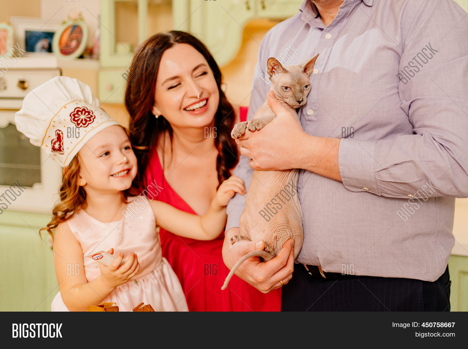 Happy Family Cat Image & Photo (Free Trial) | Bigstock