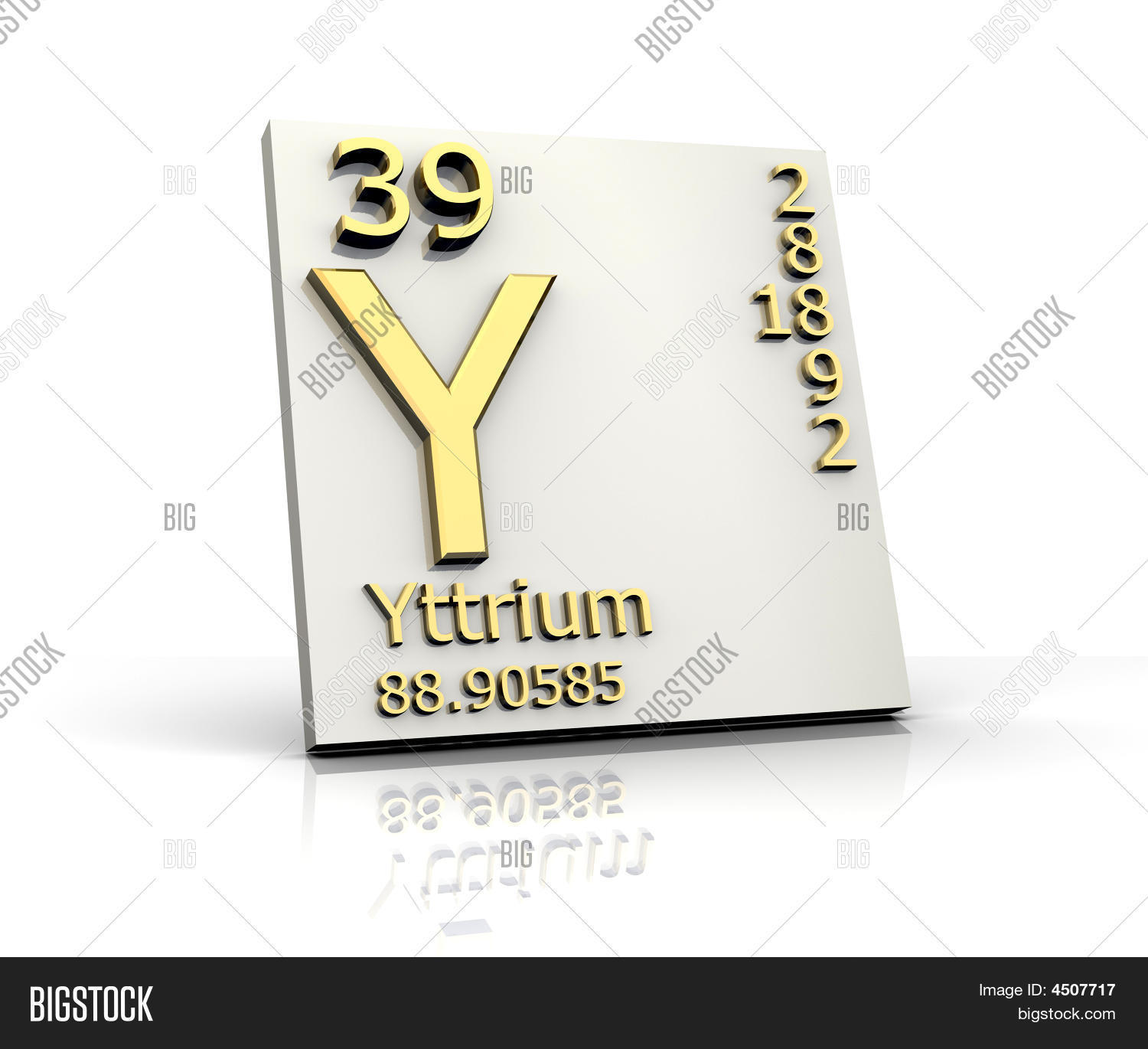 Yttrium Form Periodic Image & Photo (Free Trial) | Bigstock
