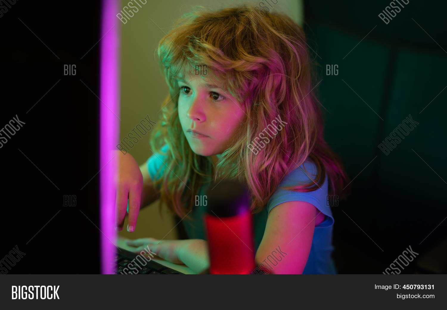 Little Boy Pc Computer Image & Photo (Free Trial) | Bigstock