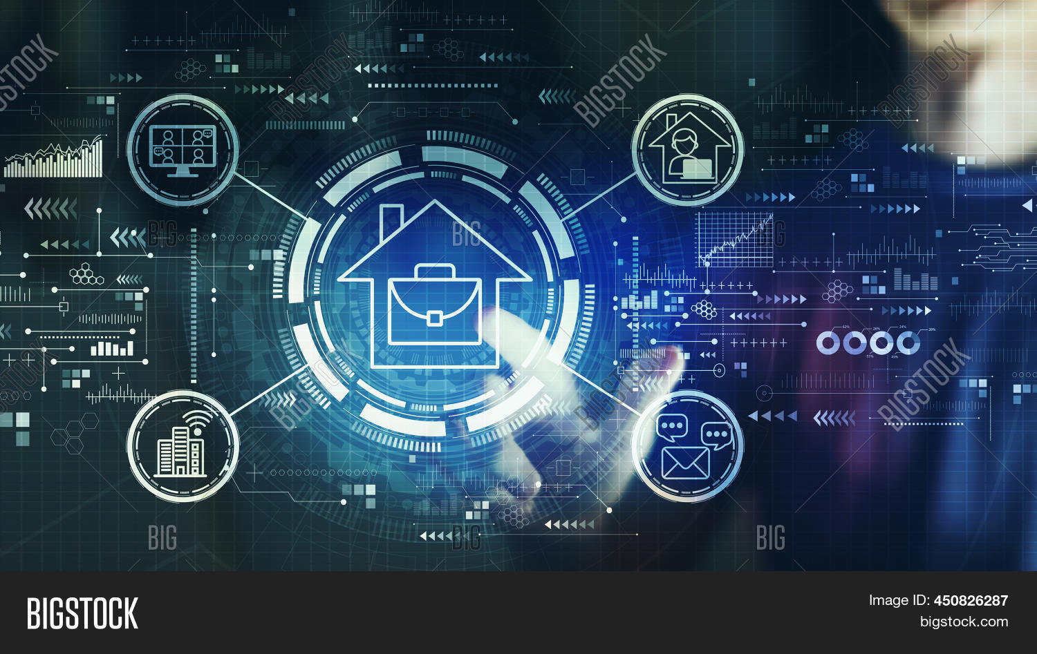 Telework Theme Young Image & Photo (Free Trial) | Bigstock