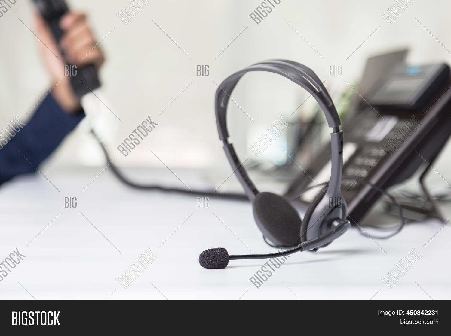 Call Center Staff Man Image & Photo (Free Trial) | Bigstock