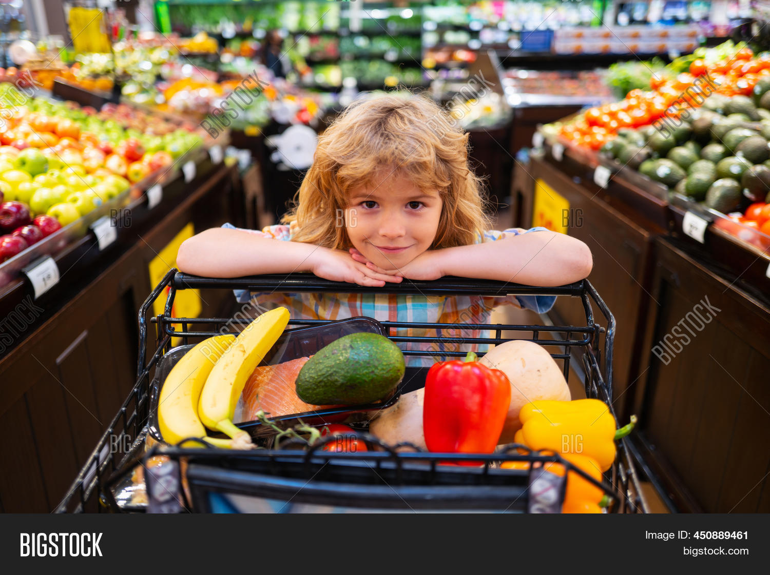 Child Shopping Image & Photo (Free Trial) | Bigstock