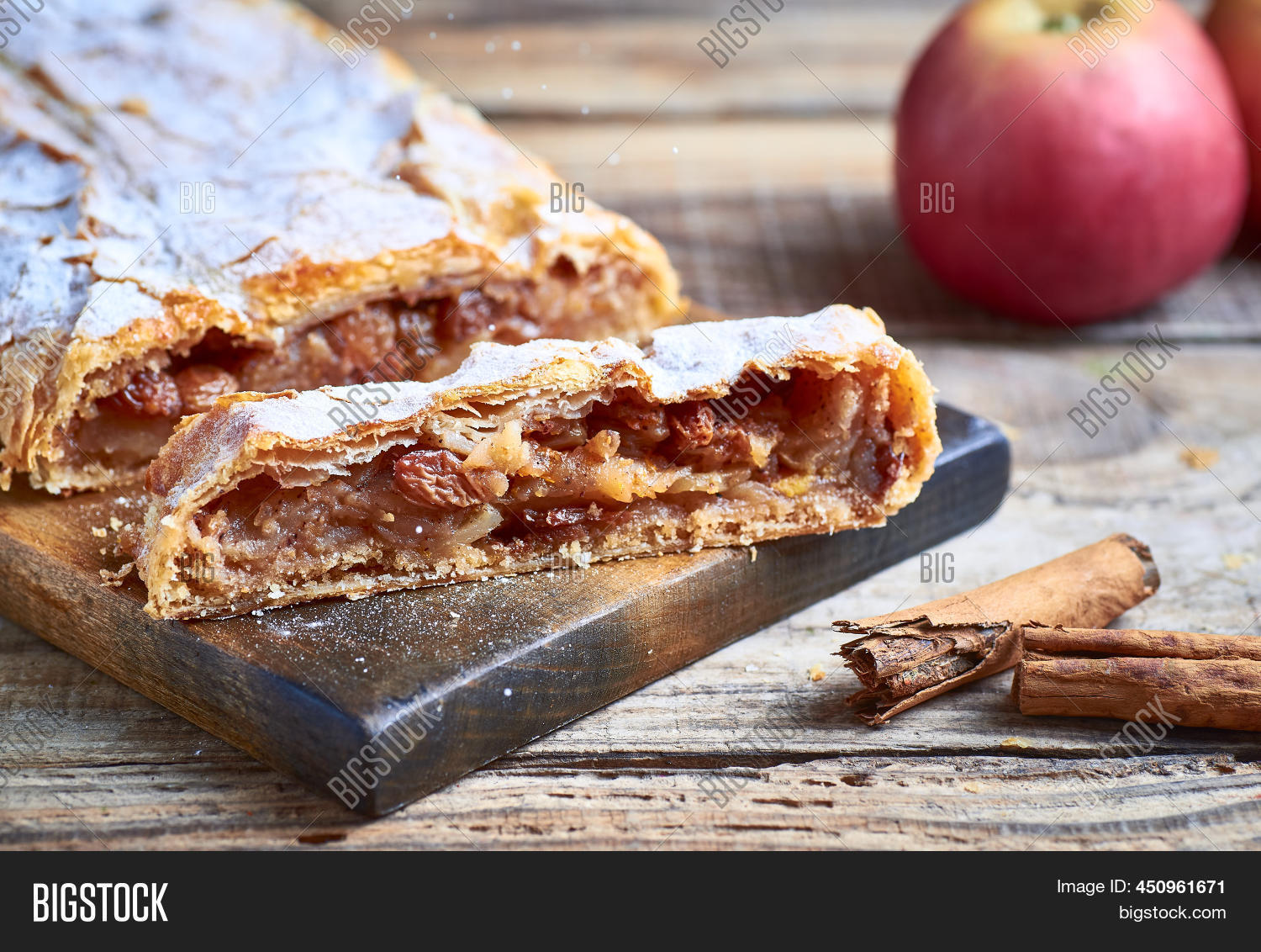 Closeup Apple Strudel Image & Photo (Free Trial) | Bigstock