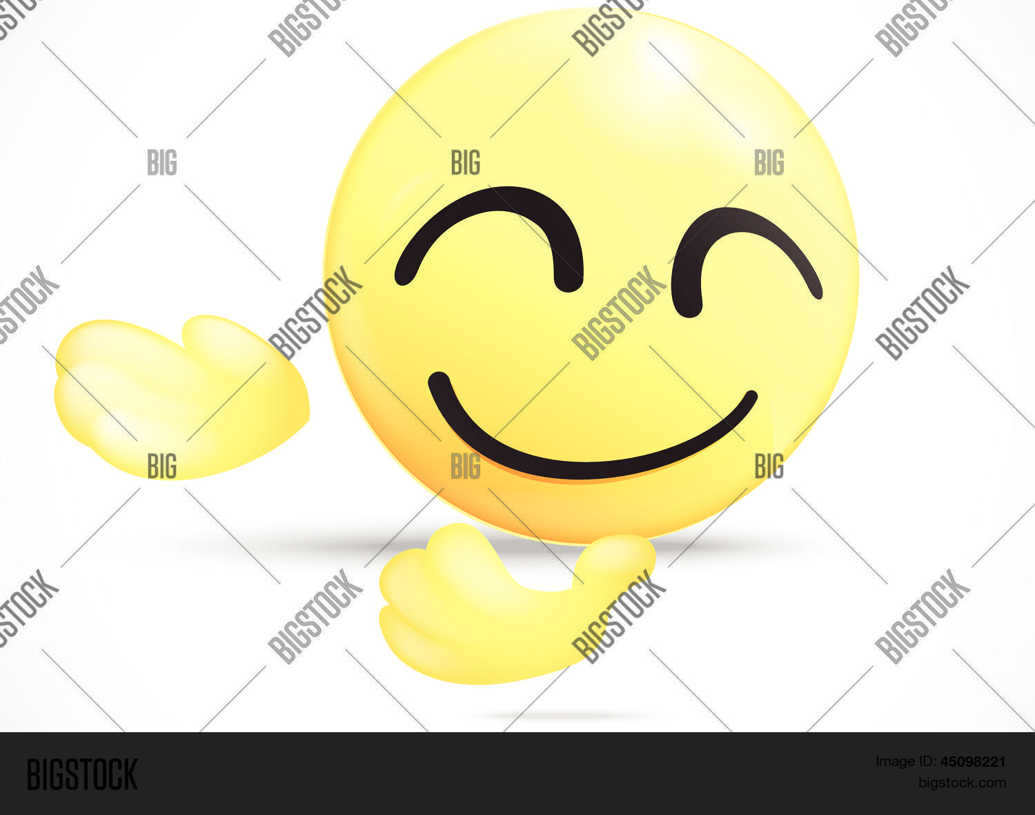 Emoticon Bowing Down Vector & Photo (Free Trial) | Bigstock