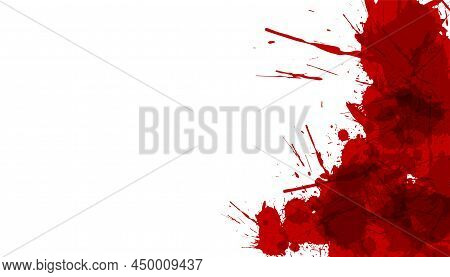 Blood Red Ink Vector & Photo (Free Trial) | Bigstock