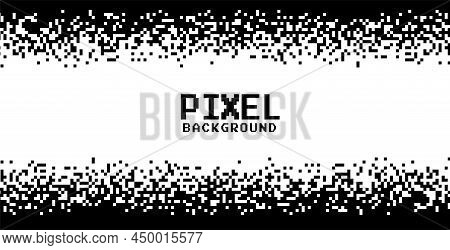 Black White Pixels Vector & Photo (Free Trial) | Bigstock