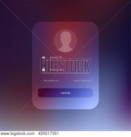 Website Login Page Vector & Photo (Free Trial) | Bigstock