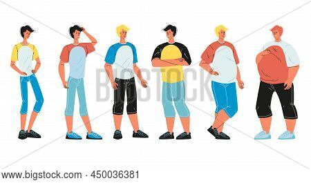 Male Body Shape Set Vector & Photo (Free Trial) | Bigstock