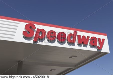 Speedway Gas Fuel Logo Image & Photo (Free Trial) | Bigstock