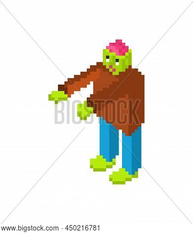 Zombie Pixel Art. 8 Vector & Photo (Free Trial) | Bigstock