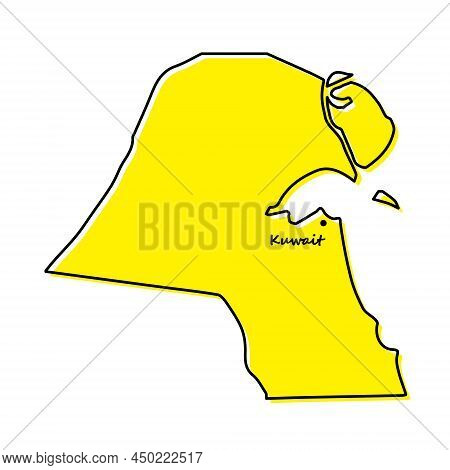 Simple Outline Map Vector & Photo (Free Trial) | Bigstock