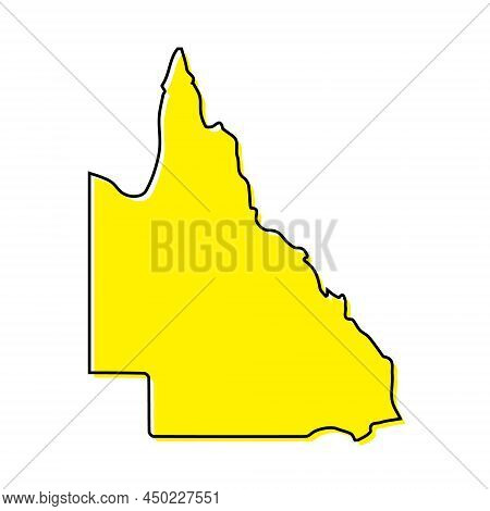 Simple Outline Map Vector & Photo (Free Trial) | Bigstock