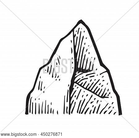 Rock. Piece Cliff. Vector & Photo (Free Trial) | Bigstock