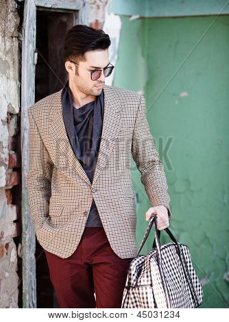 Fashion Fashionable Man Model Posing Sexy Standing Images ...