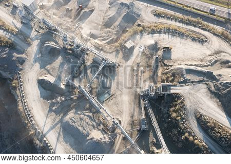 Aerial View Gravel Pit Image & Photo (Free Trial) | Bigstock