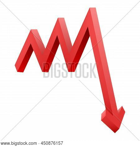 Red Arrow Pointing Vector & Photo (Free Trial) | Bigstock