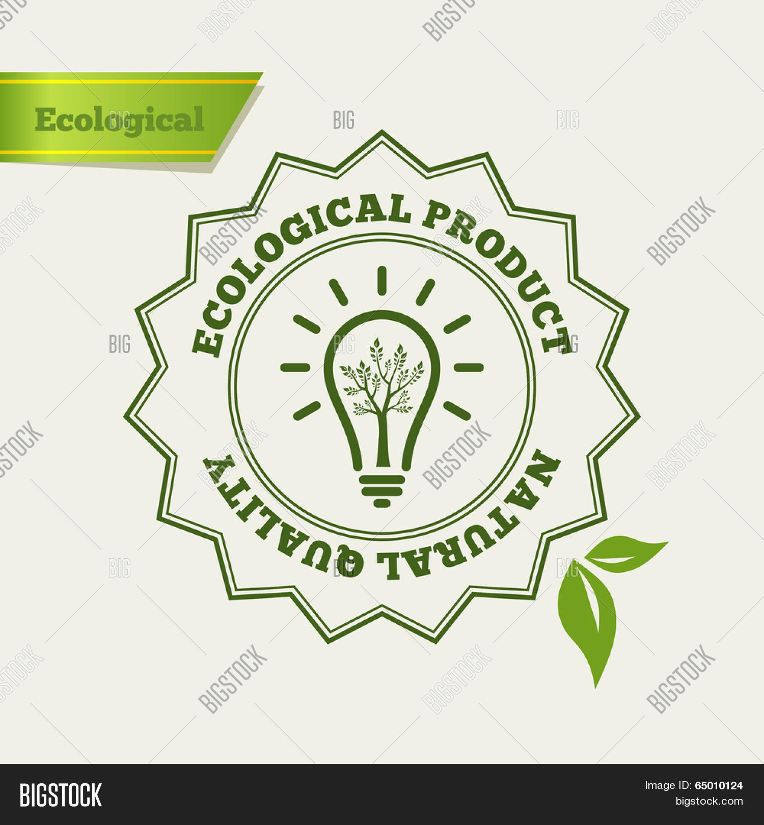 Eco Green Icon. Vector & Photo (Free Trial) | Bigstock