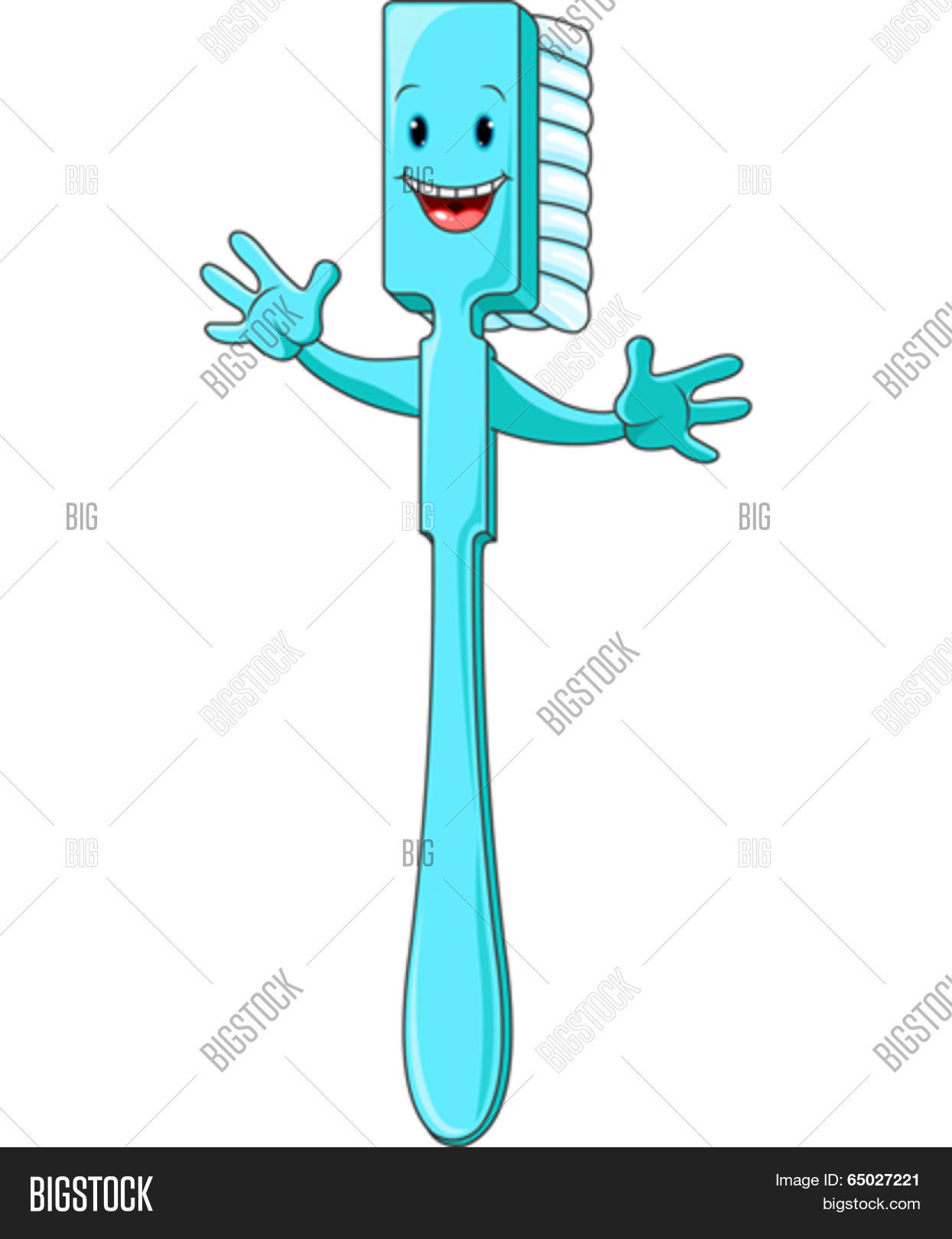 Cartoon Toothbrush Vector & Photo (Free Trial) | Bigstock