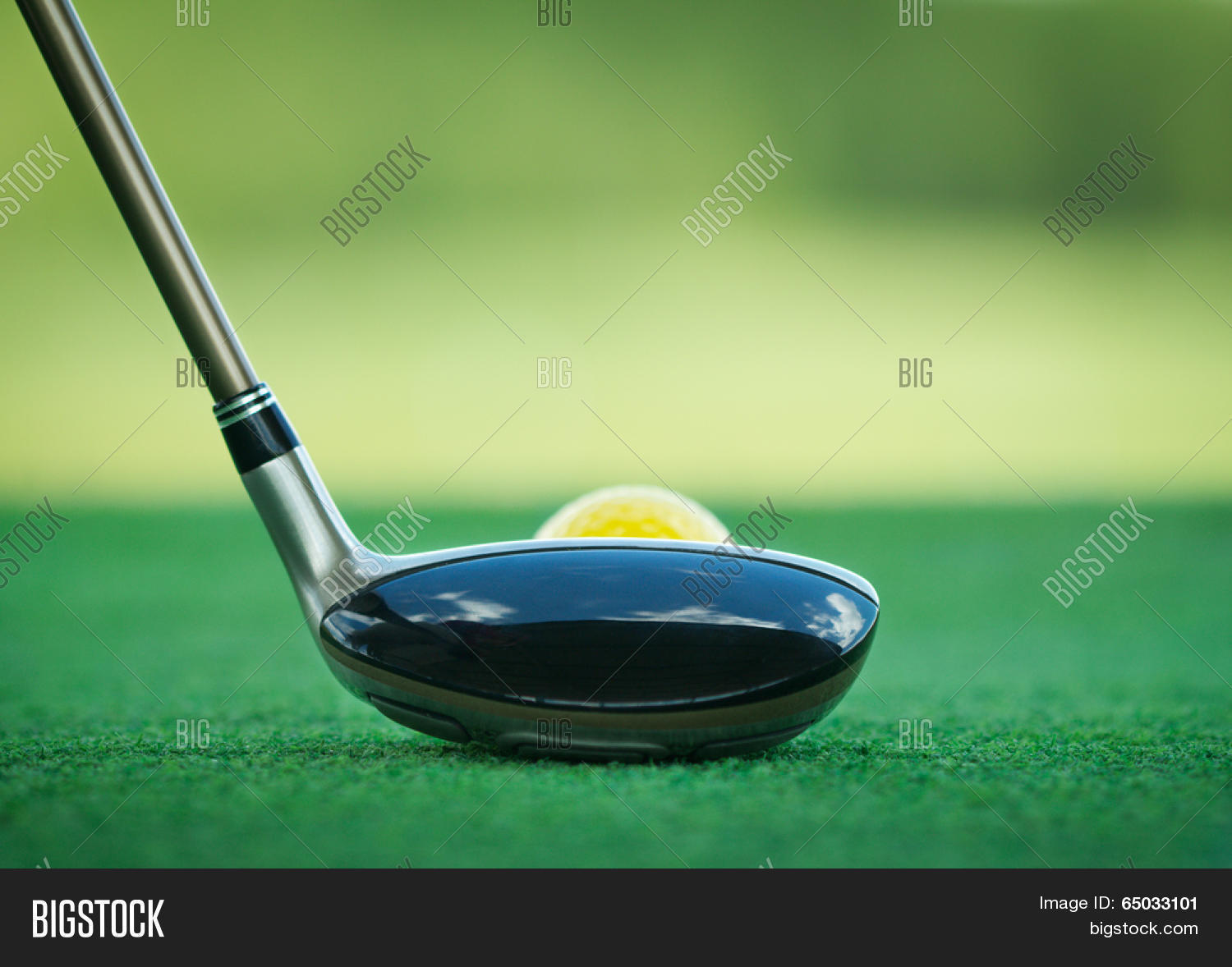 Golf Ball Behind Image & Photo (Free Trial) | Bigstock