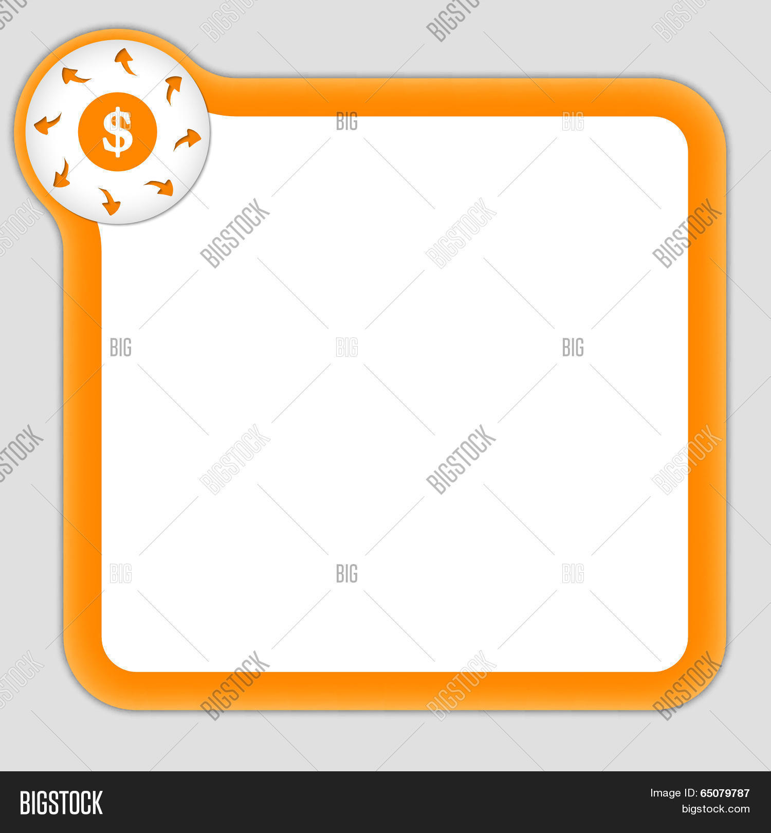 Orange Frame Entering Vector & Photo (Free Trial) | Bigstock