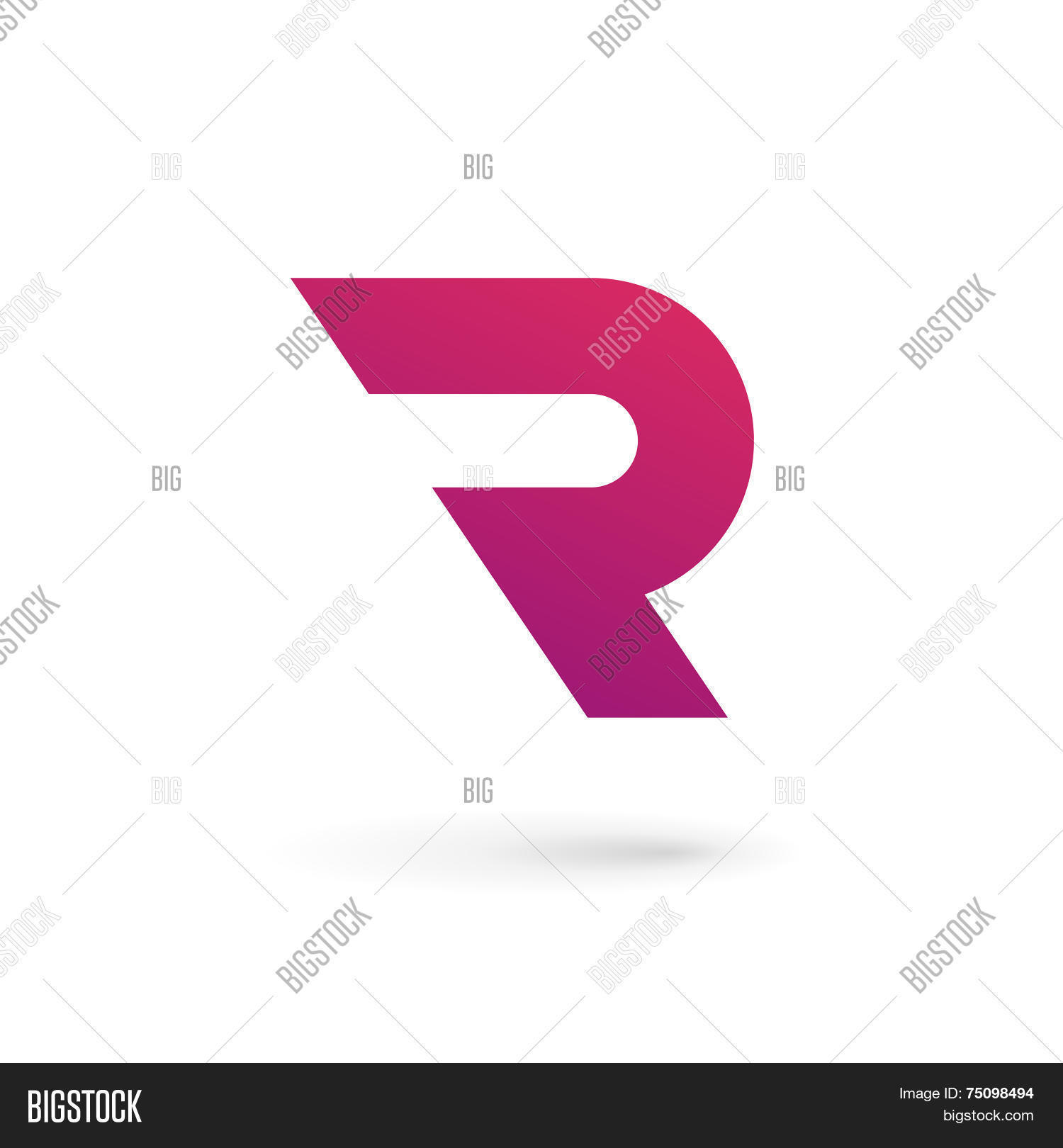 Letter R Logo Icon Vector & Photo (Free Trial) | Bigstock