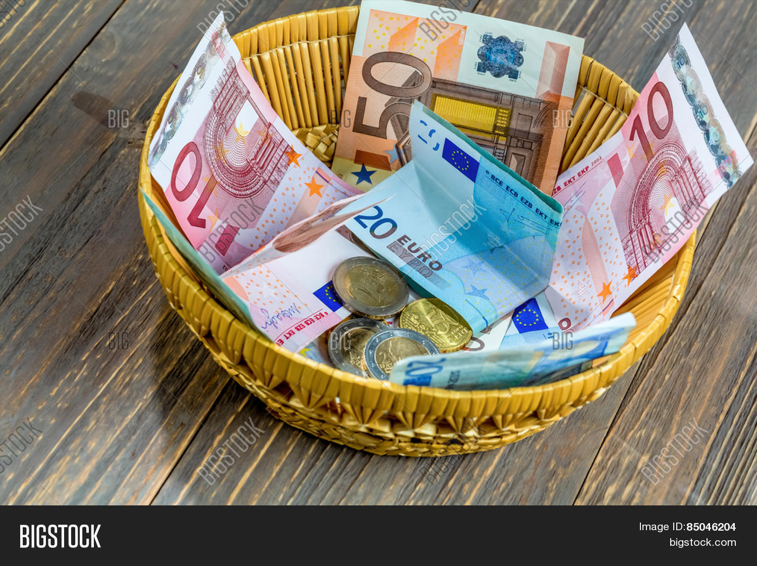 Basket Money Donations Image & Photo (Free Trial) | Bigstock