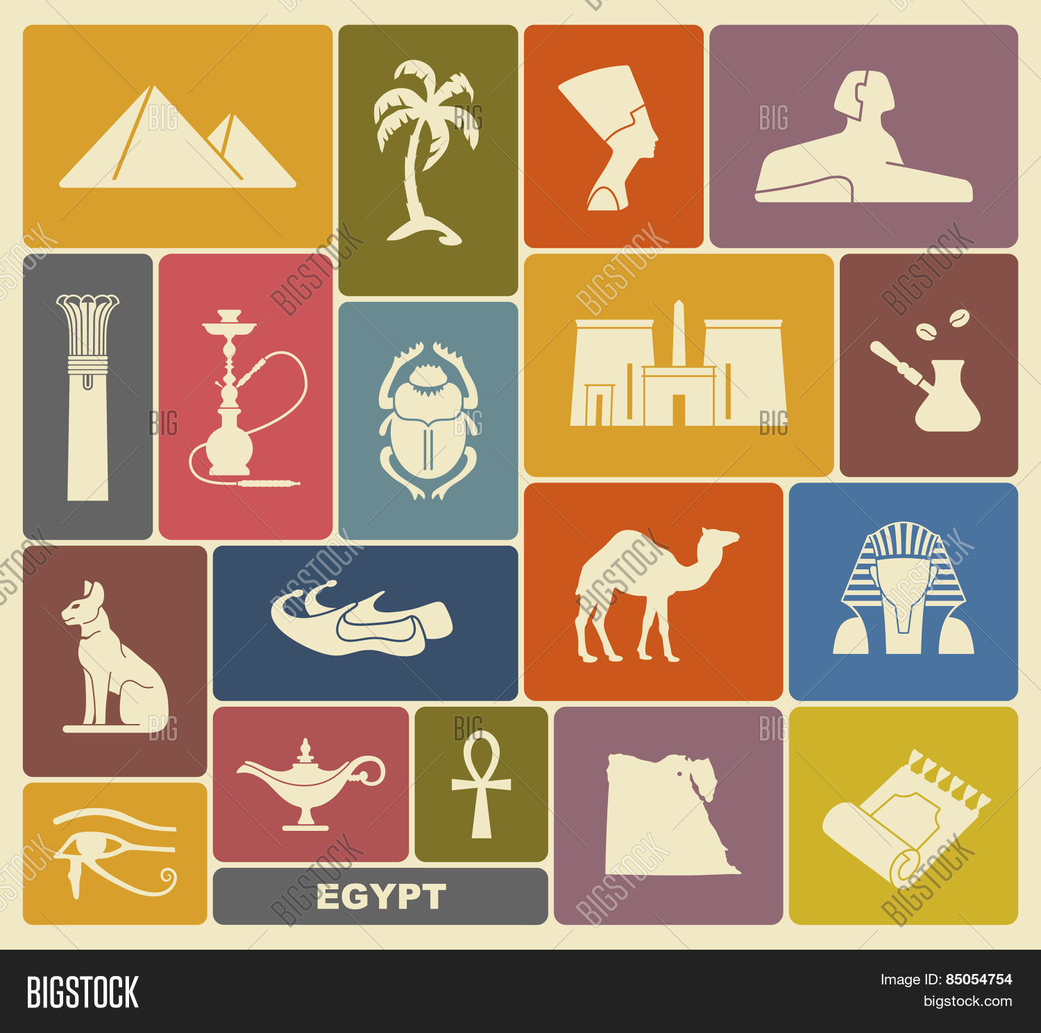Egyptian Symbols Vector & Photo (Free Trial) | Bigstock