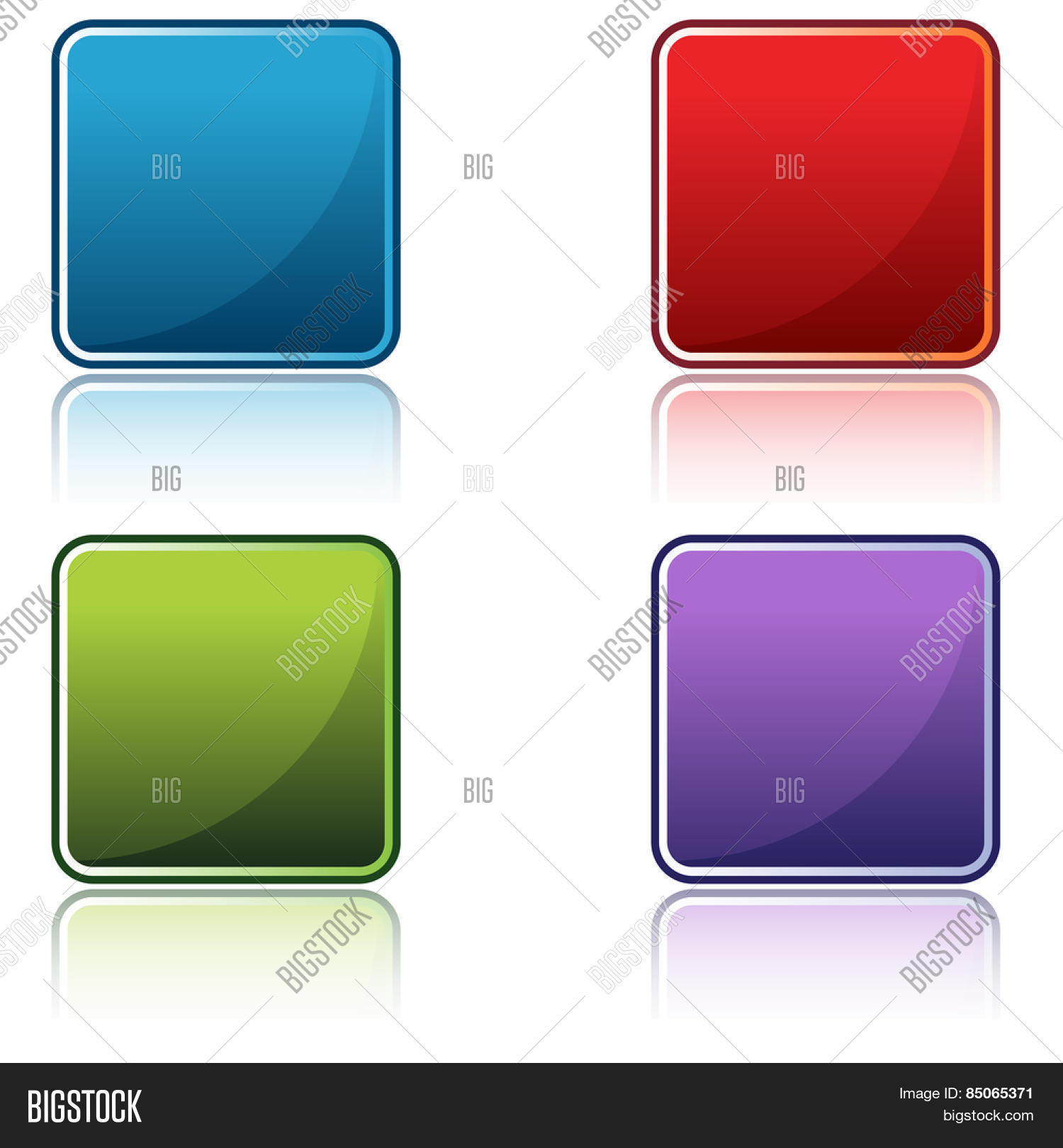 Image Button Icon Set Vector & Photo (Free Trial) | Bigstock