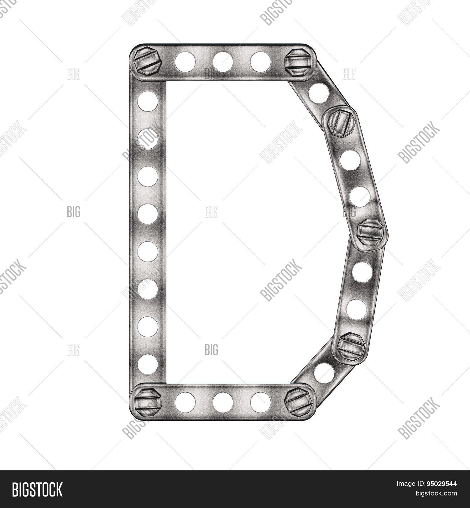 Letter D Made Metal Image & Photo (Free Trial) | Bigstock